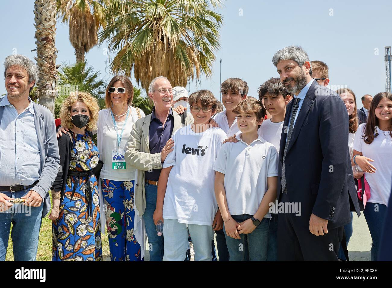 Palermo, Sicily, Italy. 23rd May, 2022. Thirty years ago, the Sicilian ...