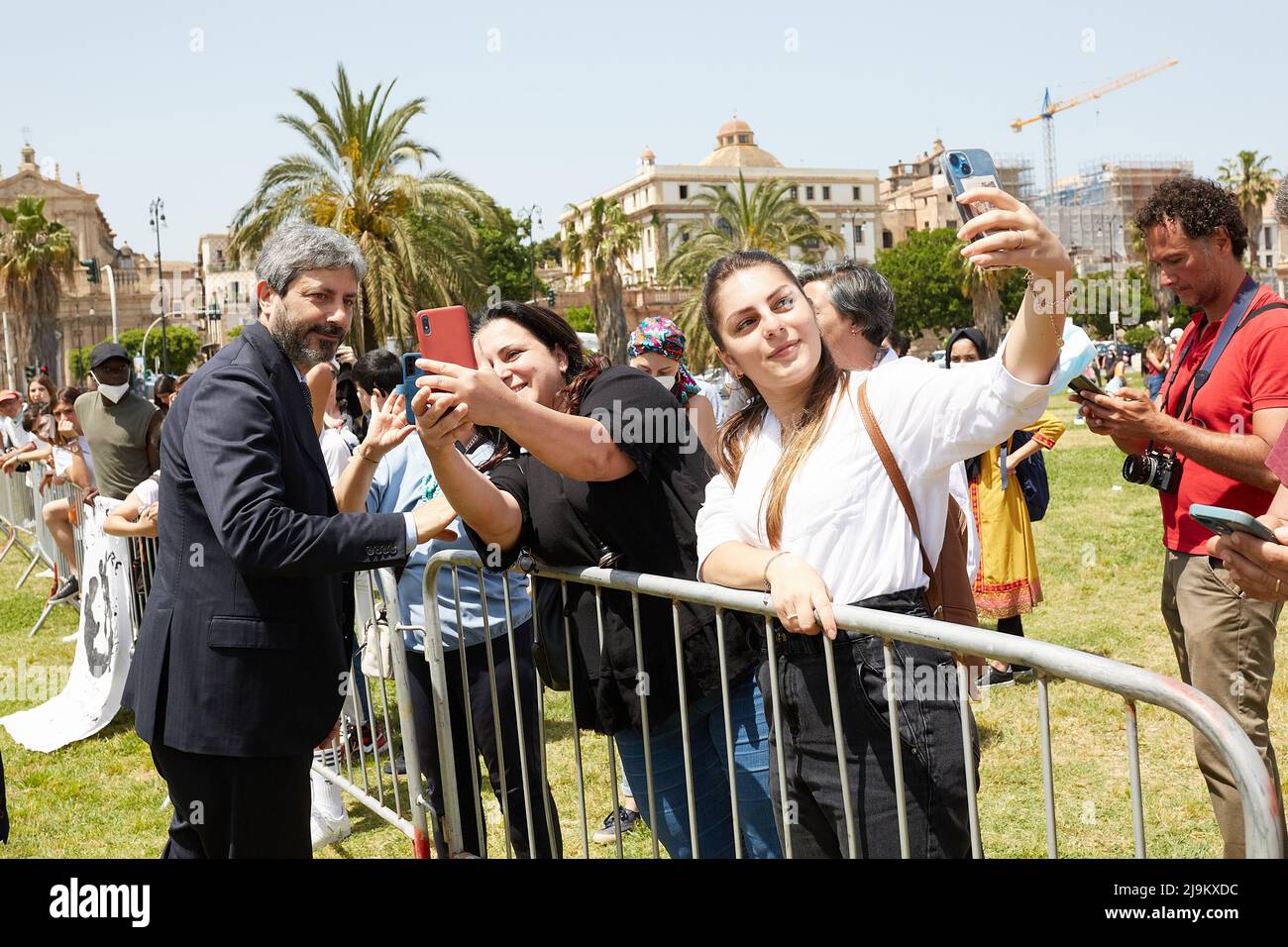 Palermo, Sicily, Italy. 23rd May, 2022. Thirty years ago, the Sicilian ...