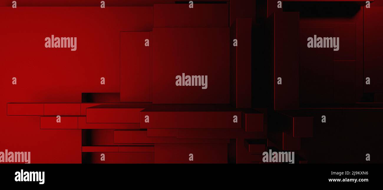 Dark red banner hi-res stock photography and images - Alamy