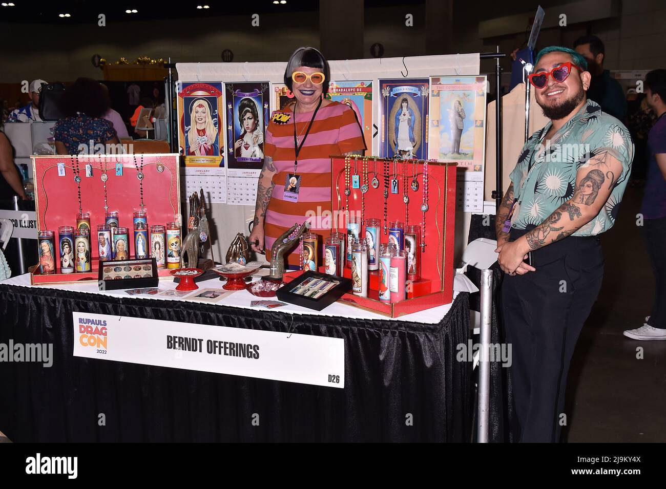 Booth during the 2022 Rupaul DragCon, Day 2, held at the LA Convention ...