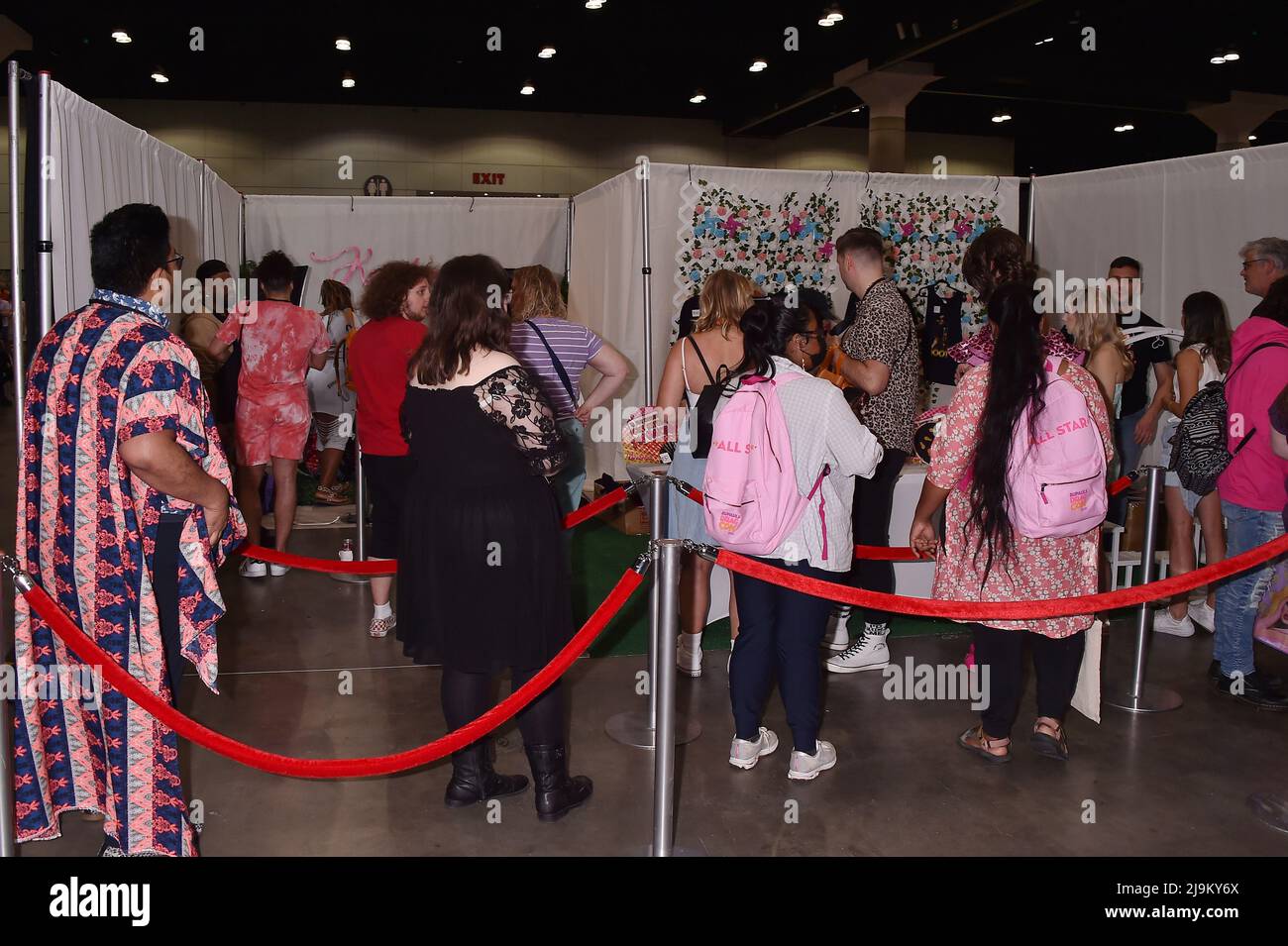 Kornbread "The Snack" Jete booth during the 2022 Rupaul DragCon, Day 2 ...