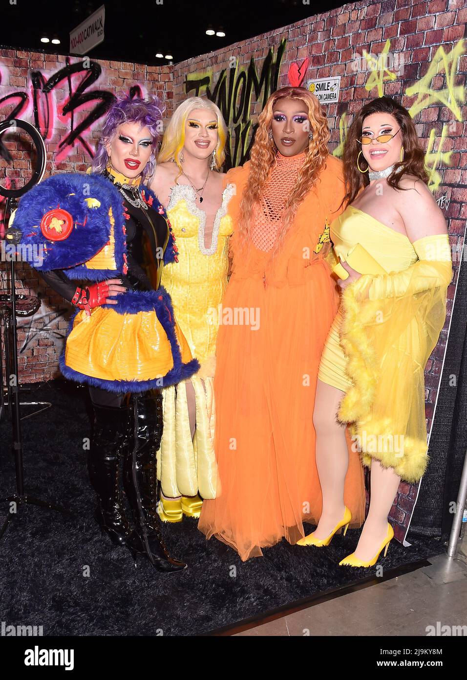 Scarlett Bobo, Lemon, Tynomi Banks, Skye Walker during the 2022 Rupaul ...