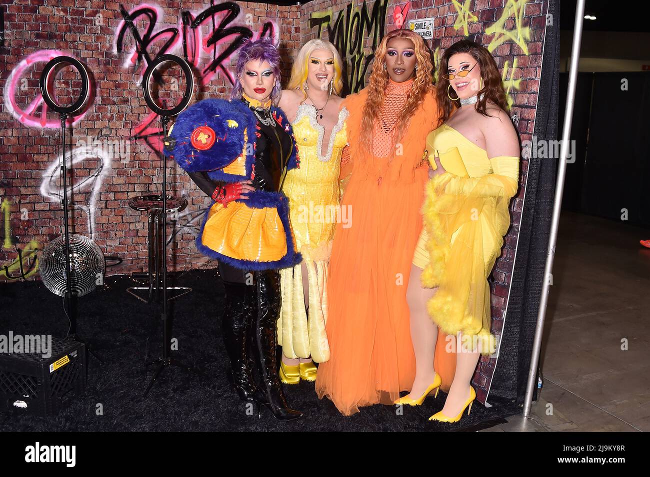 Scarlett Bobo, Lemon, Tynomi Banks, Skye Walker during the 2022 Rupaul ...