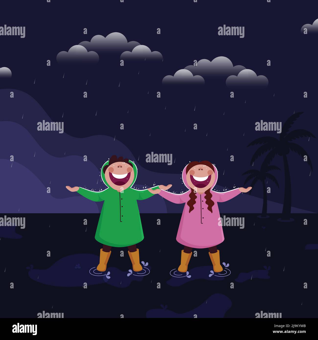 Cheerful atmosphere Stock Vector Images - Alamy