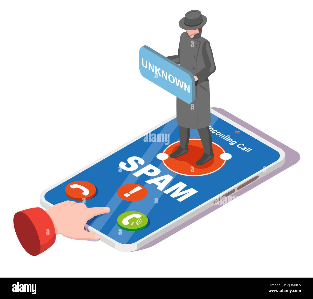 Scam call Stock Vector Images - Alamy