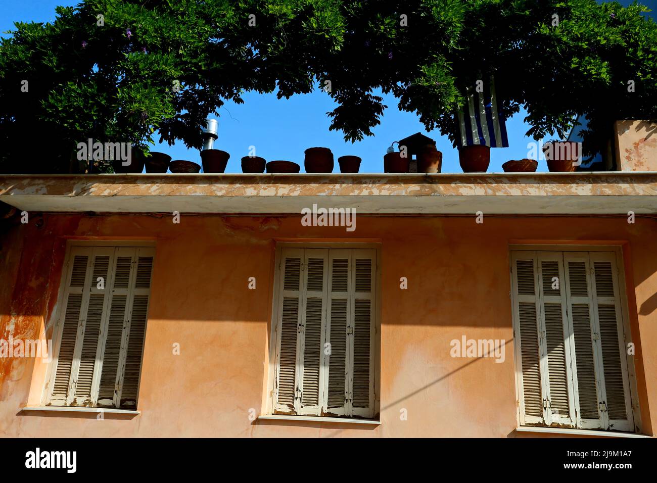 Mets, The Elegant Neighborhood in Athens Stock Photo - Alamy