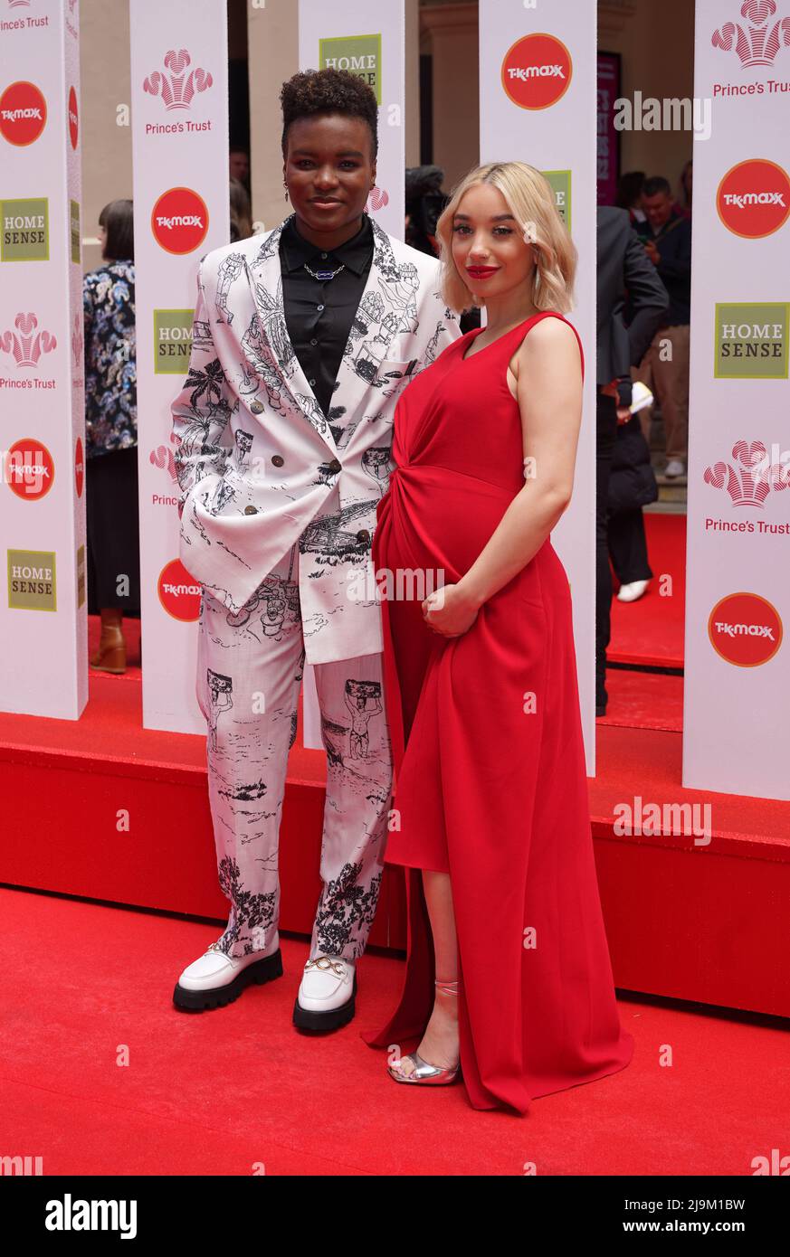 Nicola Adams and Ella Baig attends the eighteenth Prince's Trust Awards ...