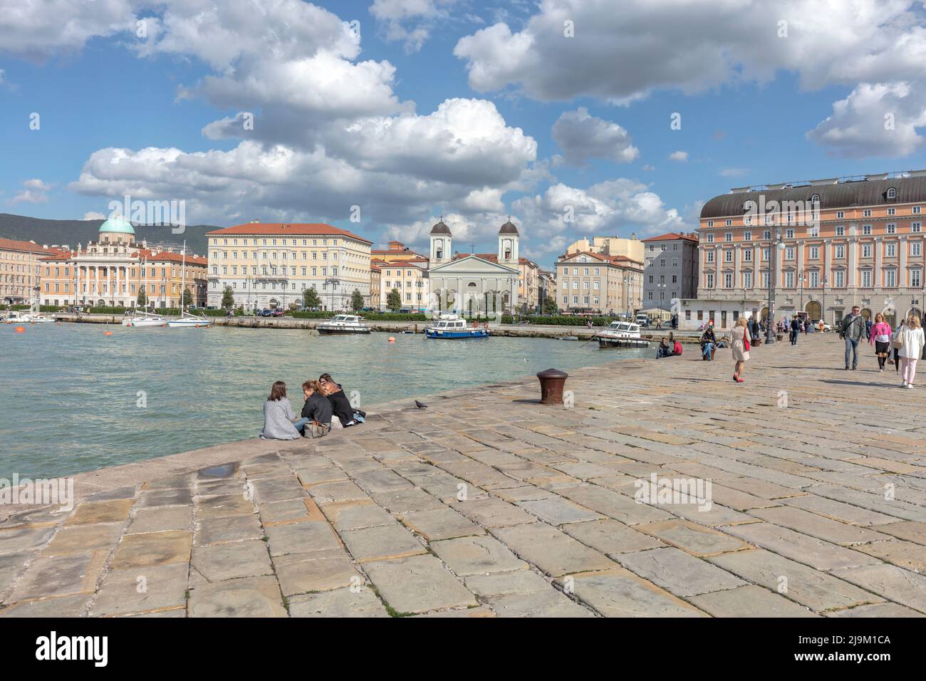Molo audace historic pier hi-res stock photography and images - Alamy
