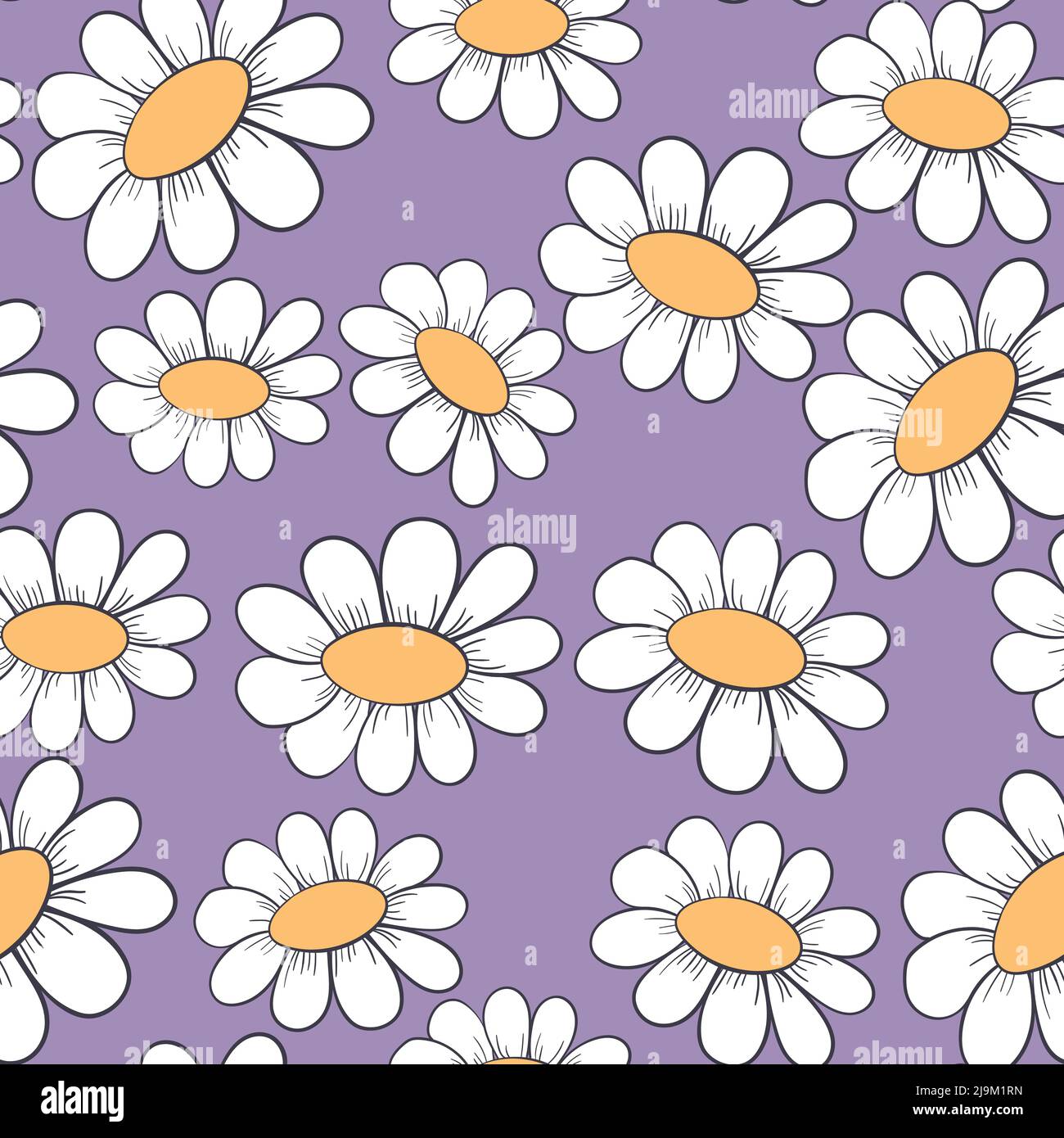 Seamless floral pattern based on traditional folk art ornaments ...