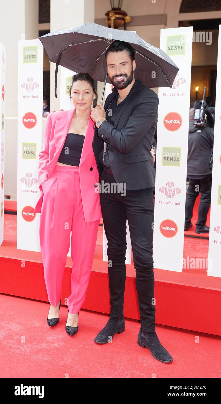 Emma Willis and Rylan Clark attends the eighteenth Prince's Trust ...