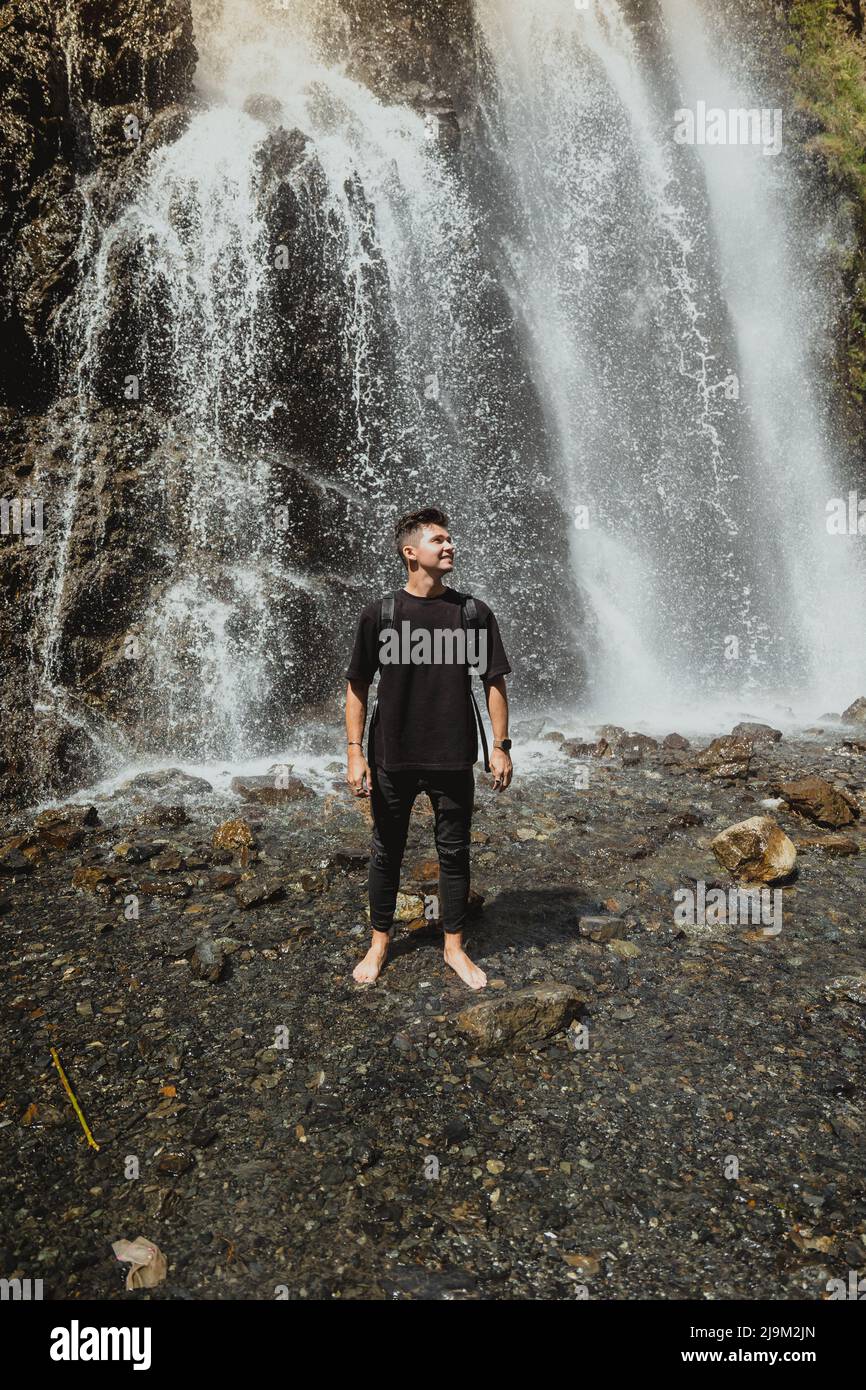 Manthokha waterfall hi-res stock photography and images - Alamy