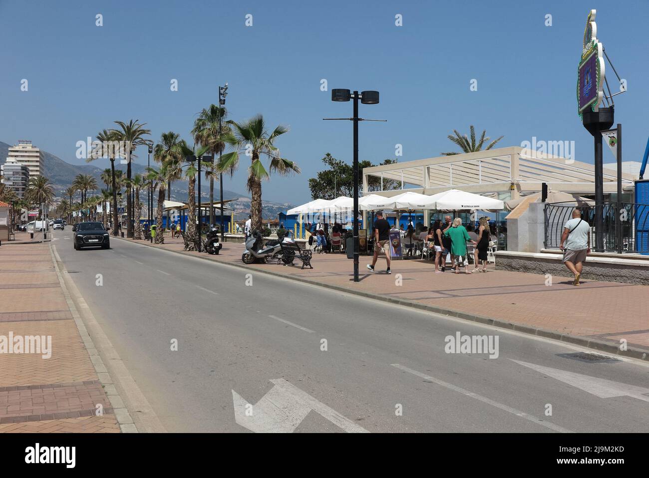 Main promenade area, Fuengirola, Malaga, Spain Stock Photo - Alamy
