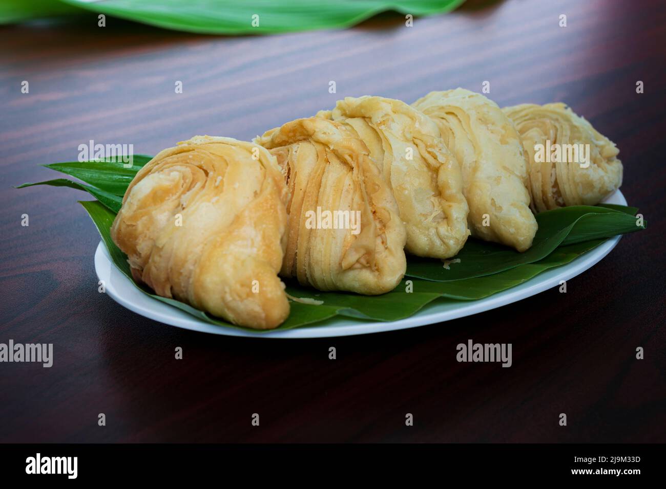 Malaysia popular and traditional snack Karipap or curry puff filled ...