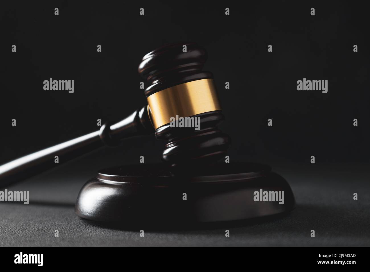 Judge's gavel on dark background, top view. Law concept Stock Photo - Alamy