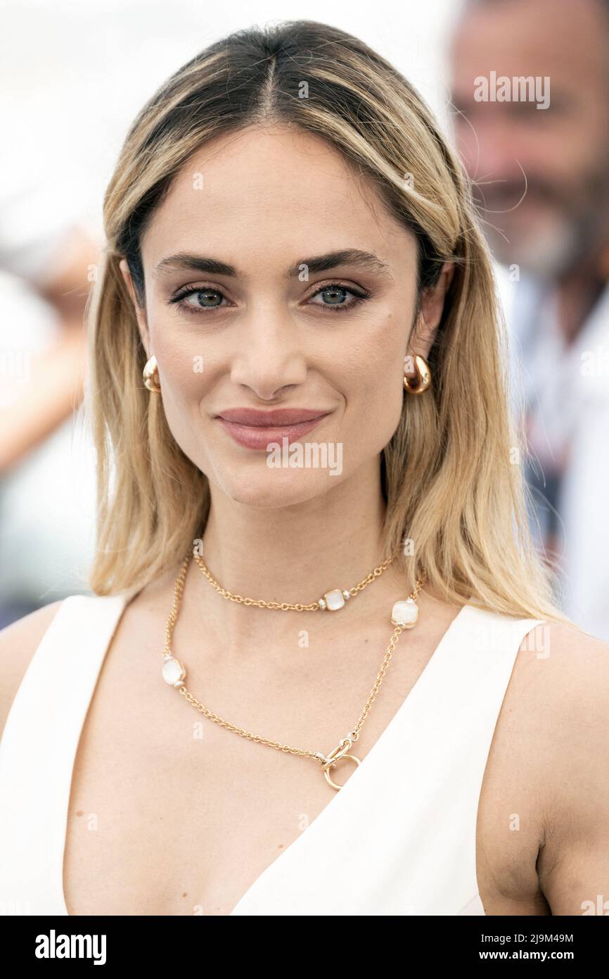 Denise Capezza attends the photocall for Crimes of the Future during ...