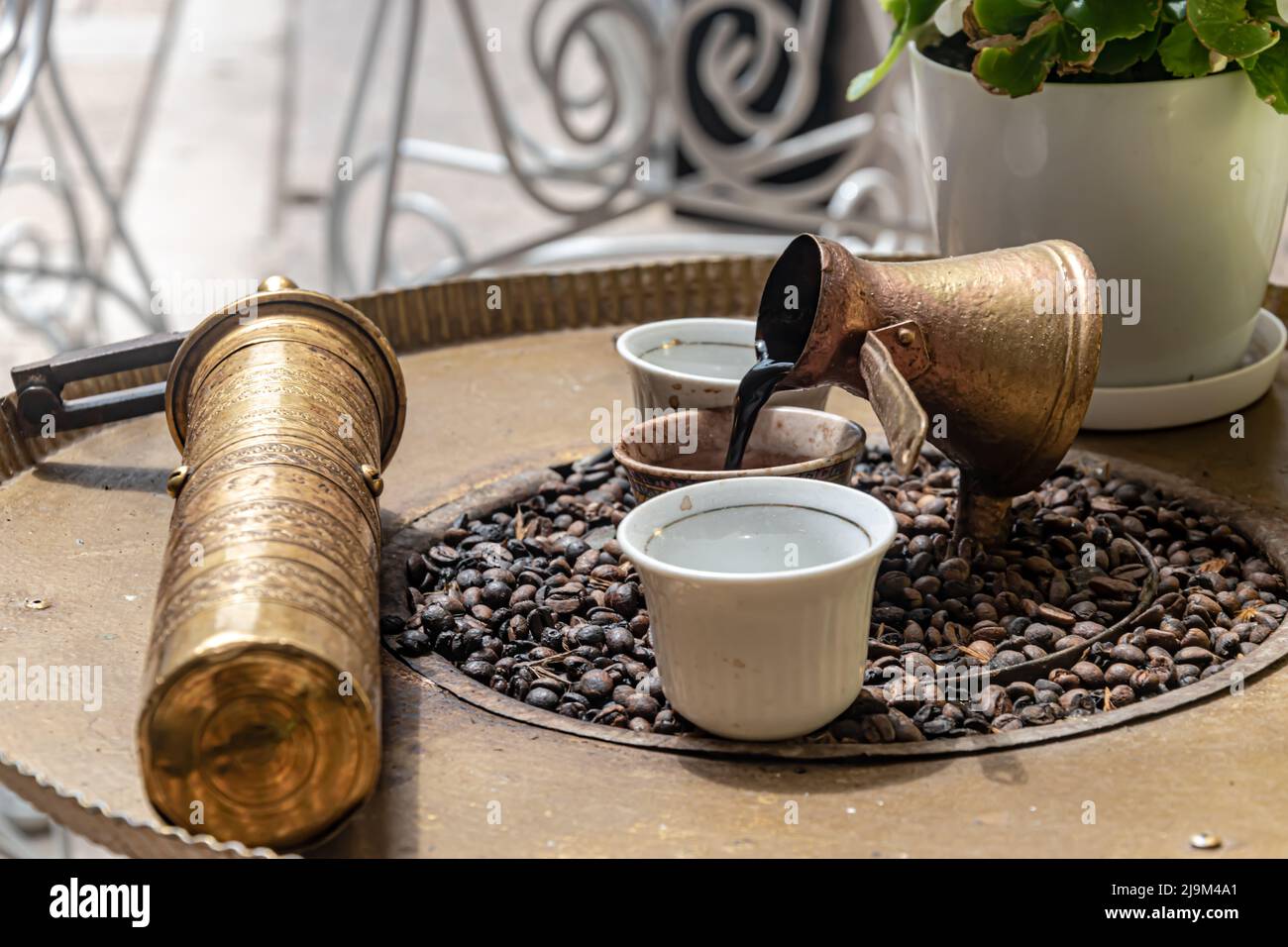 Coffee pot fountain hi-res stock photography and images - Alamy