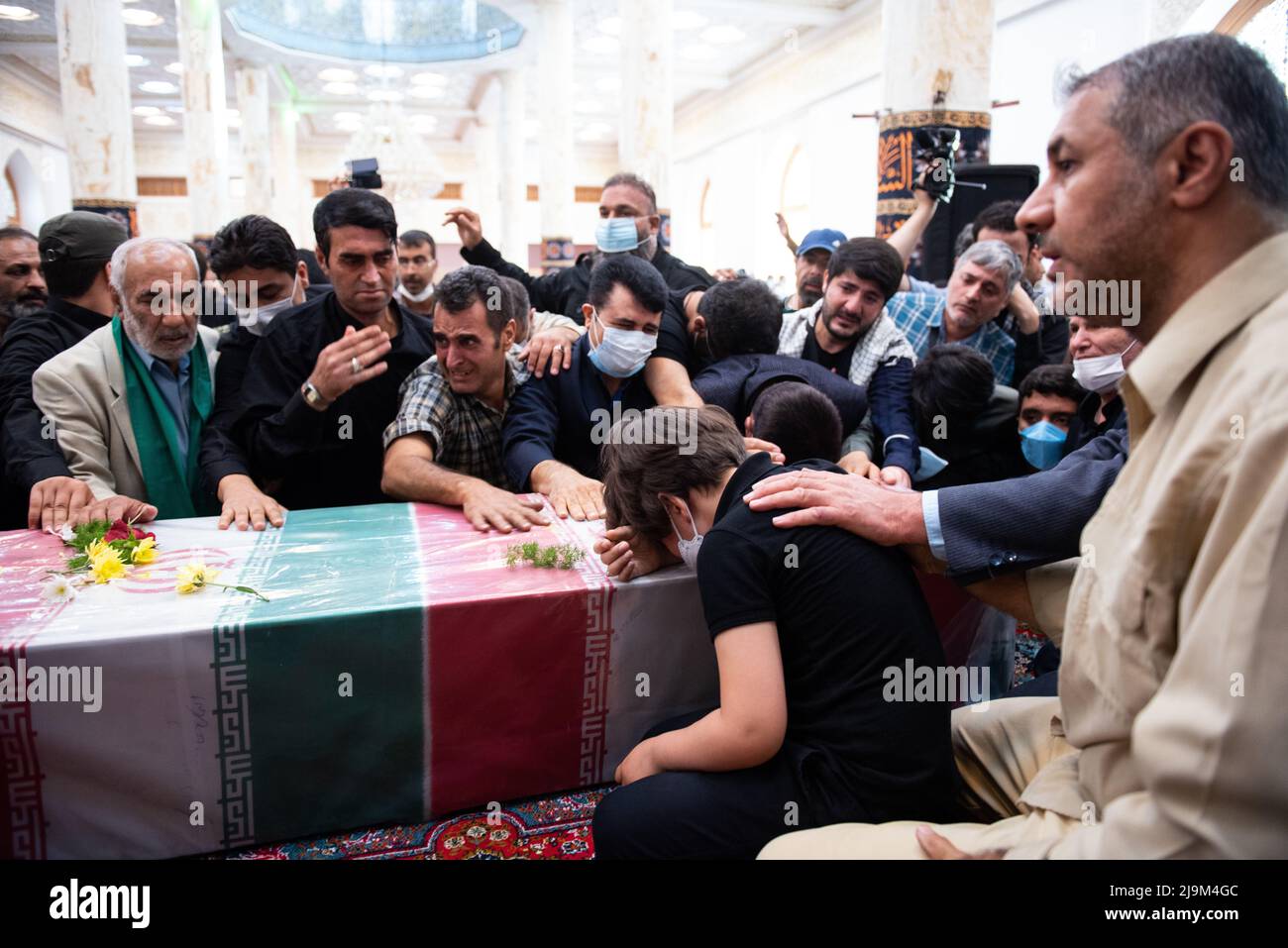 Tehran, Tehran, Iran. 24th May, 2022. Son of Iran's Revolutionary Guard ...