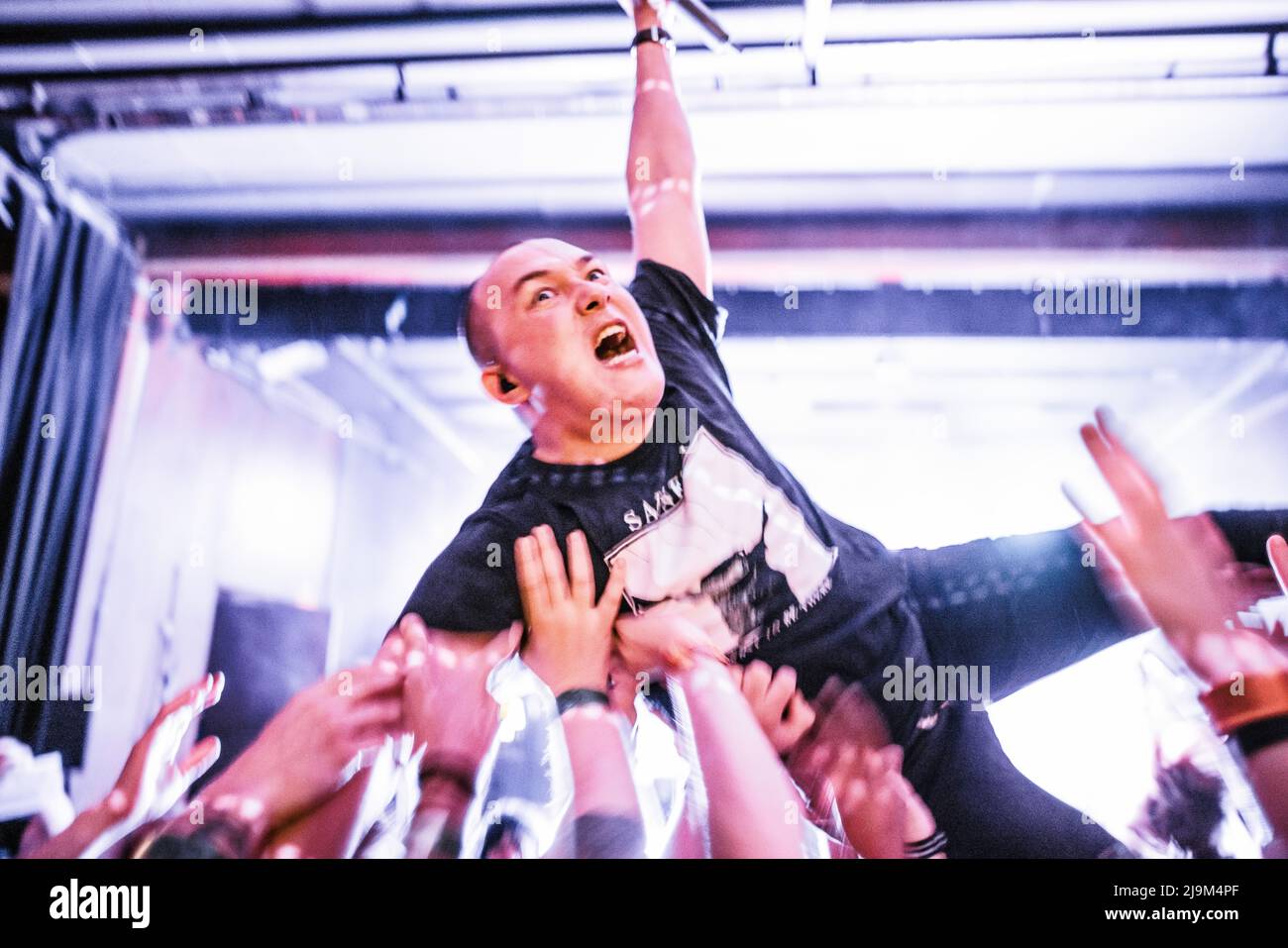 Copenhagen, Denmark. 20th, May 2022. The Danish blackgaze band MØL ...