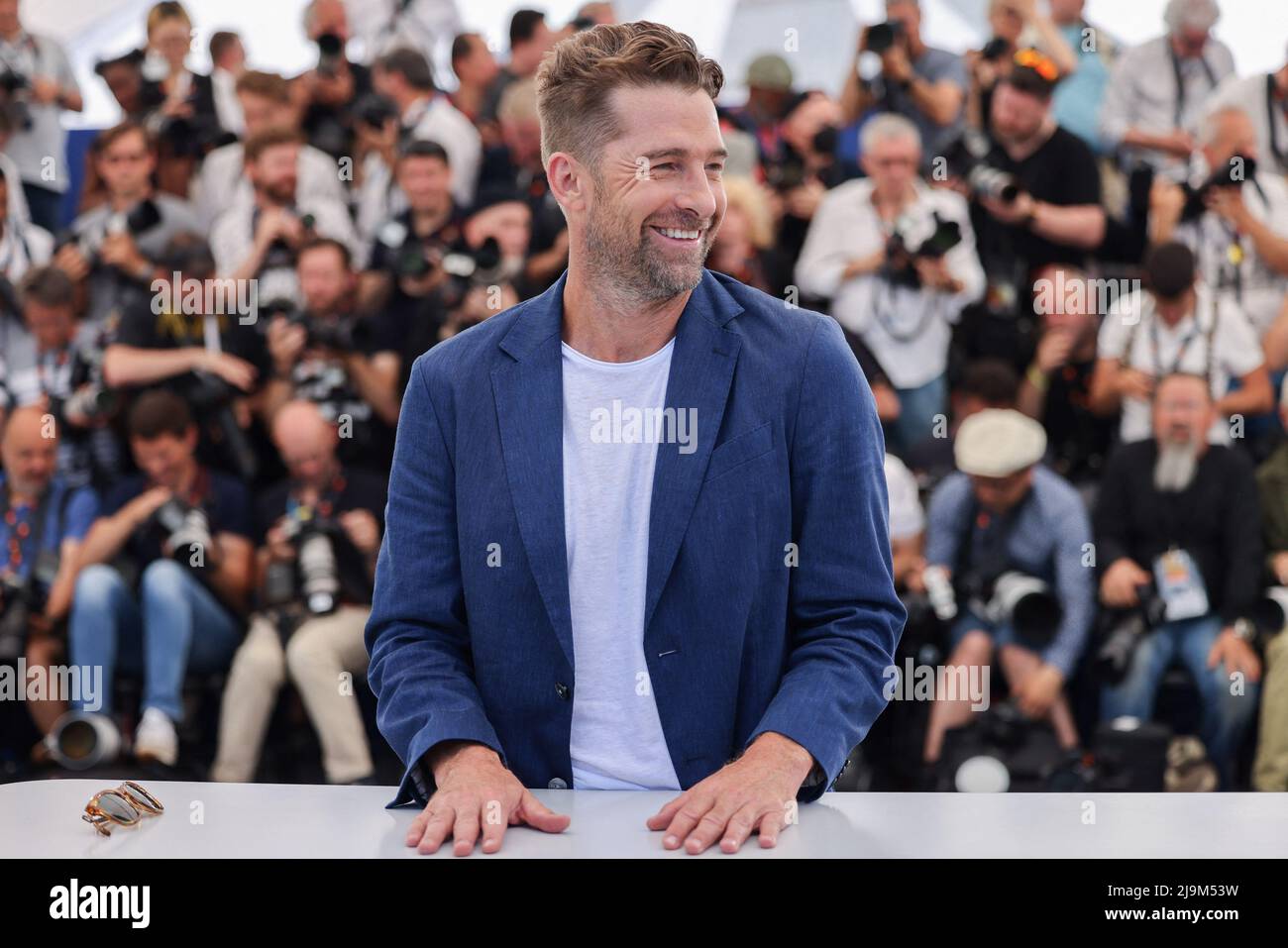 Scott Speedman attends the photocall for "Crimes Of The Future" during ...