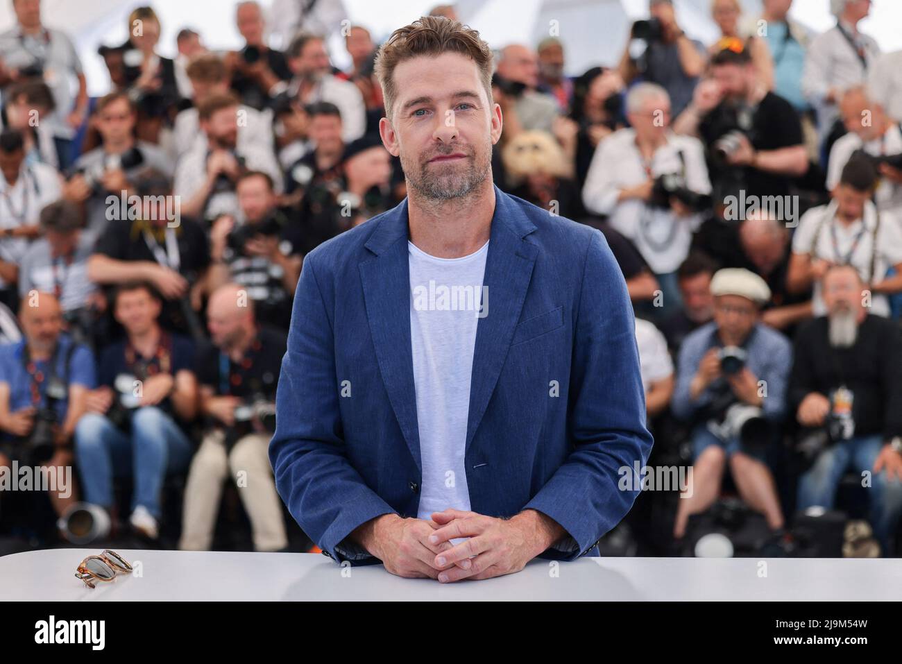 Scott Speedman attends the photocall for "Crimes Of The Future" during ...