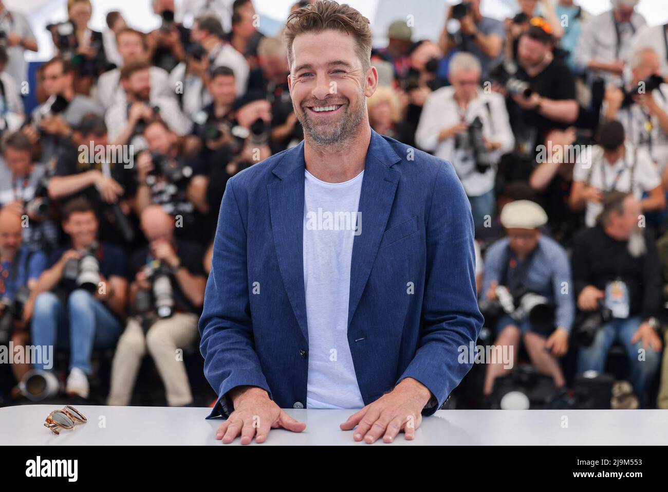 Scott Speedman attends the photocall for "Crimes Of The Future" during ...