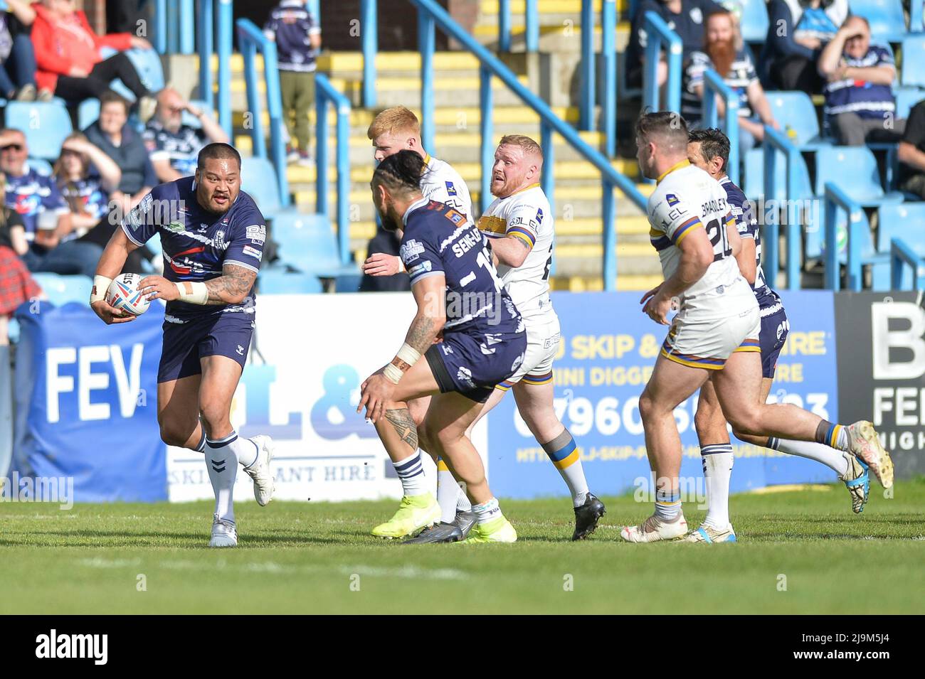 Featherstone, England - 21st May 2022 - Joey Leilua of Featherstone ...