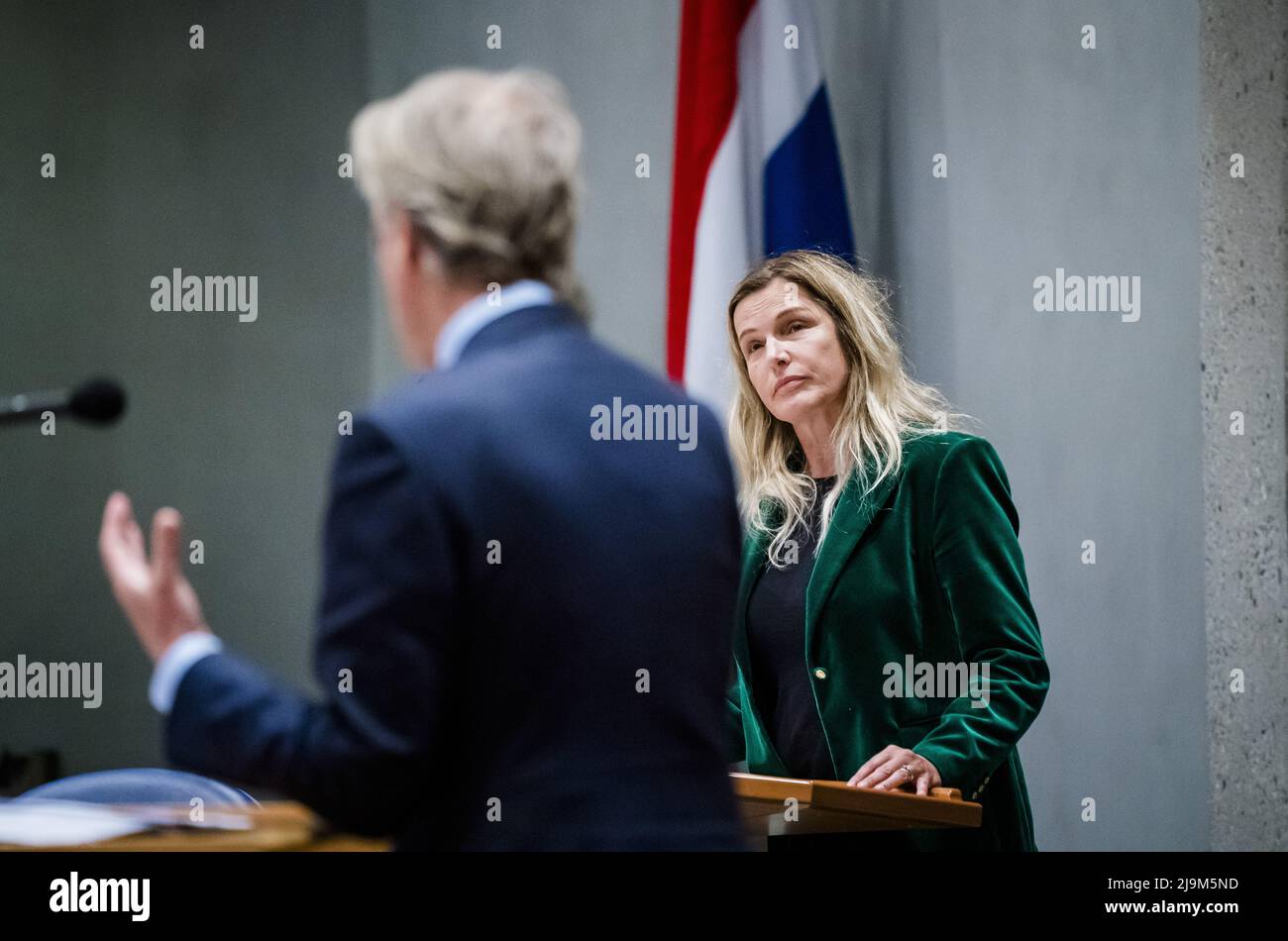 2022-05-24 14:39:09 THE HAGUE - Lucille Werner (CDA) and Robbert ...