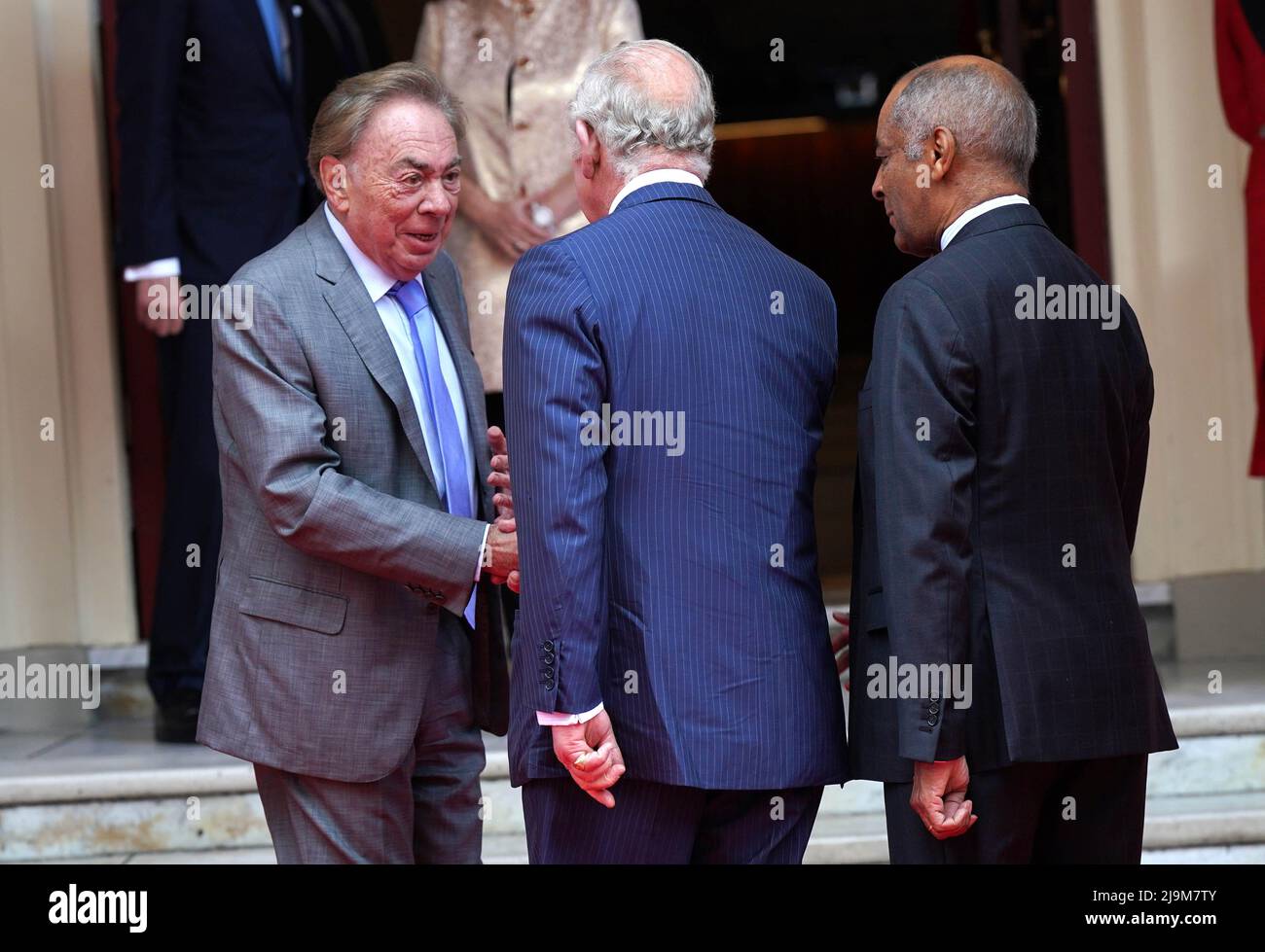Andrew Lloyd Webber (left), The Prince of Wales (centre) with The Lord ...