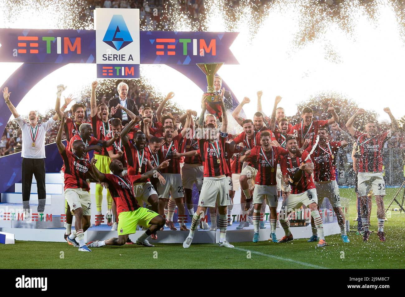 Ac milan scudetto trophy hi-res stock photography and images - Alamy