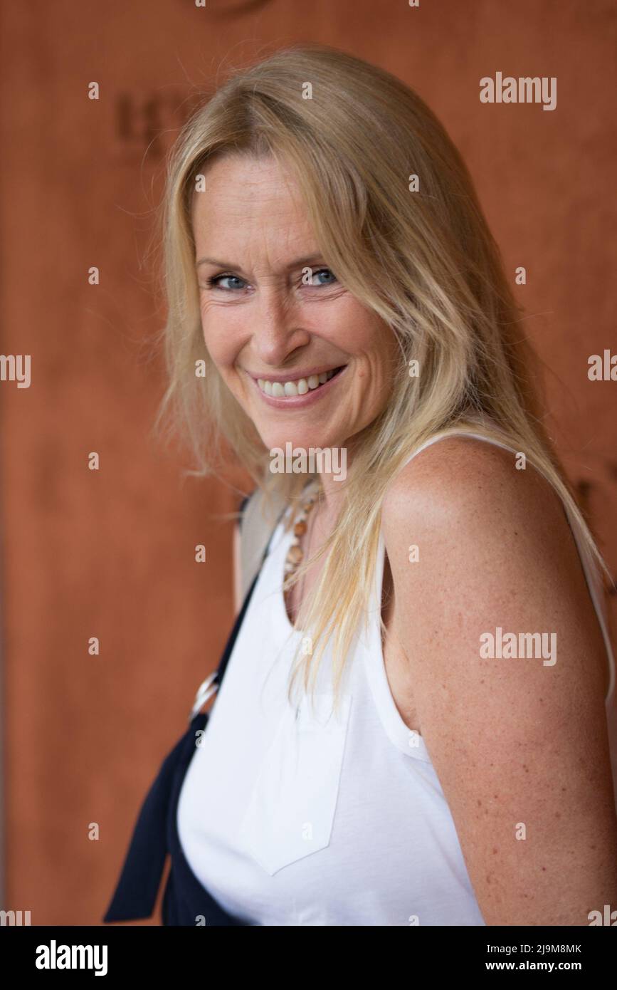 Estelle Lefebure at Village during French Open Tennis Roland Garros ...