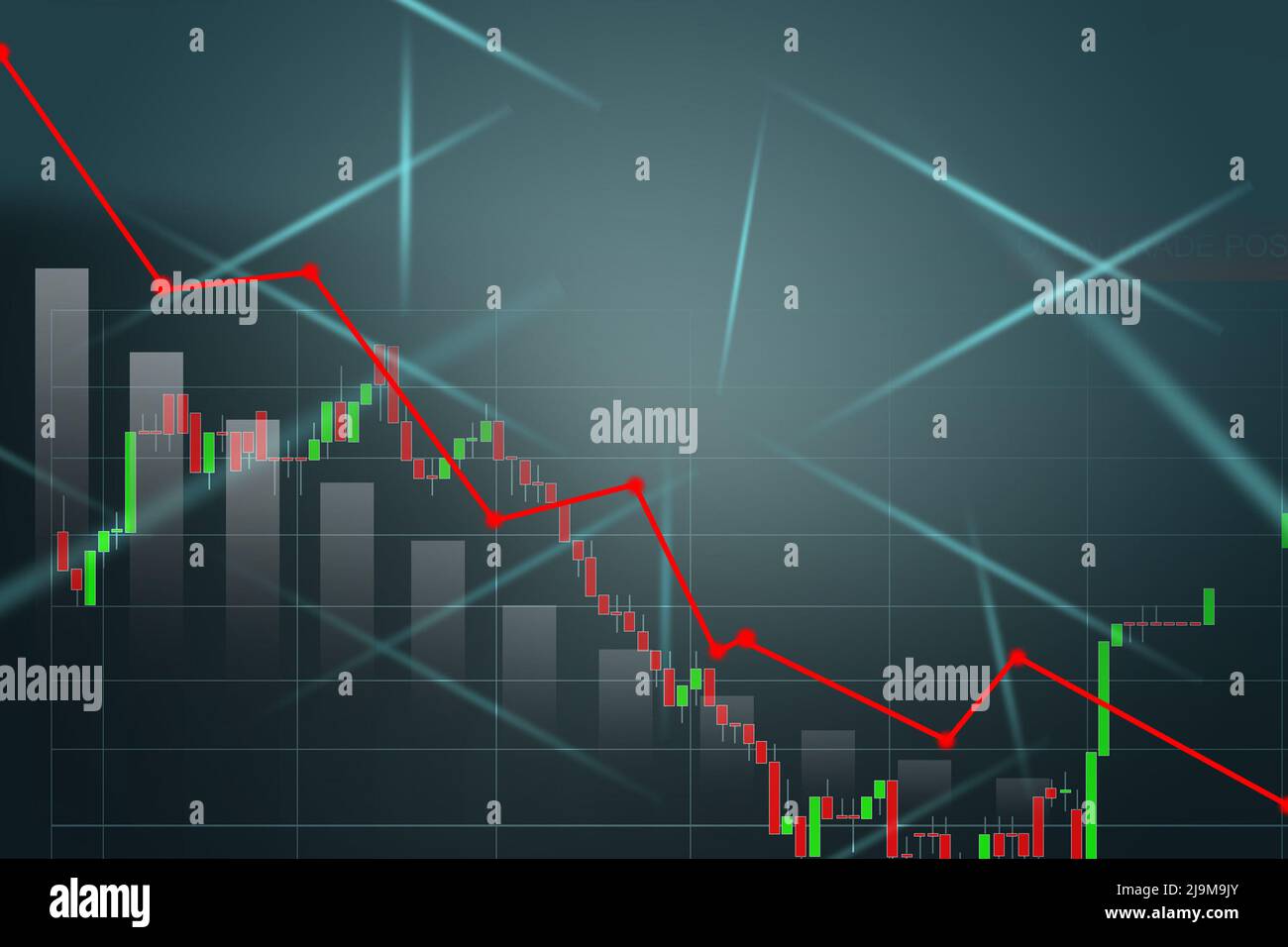 The Business Chart Visual Graphics Report Concept Stock Photo - Alamy