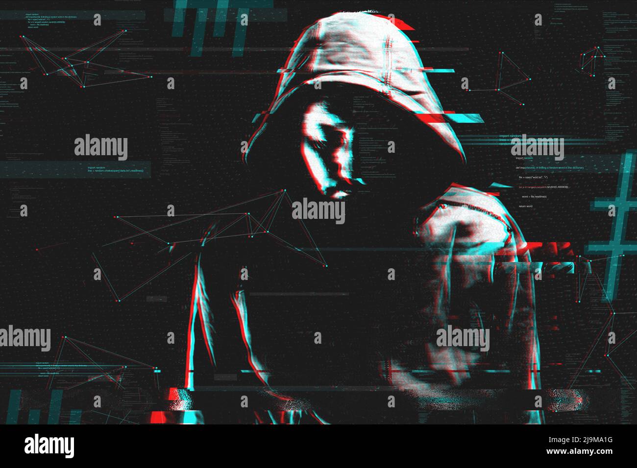 Cyber glitch hi-res stock photography and images - Alamy