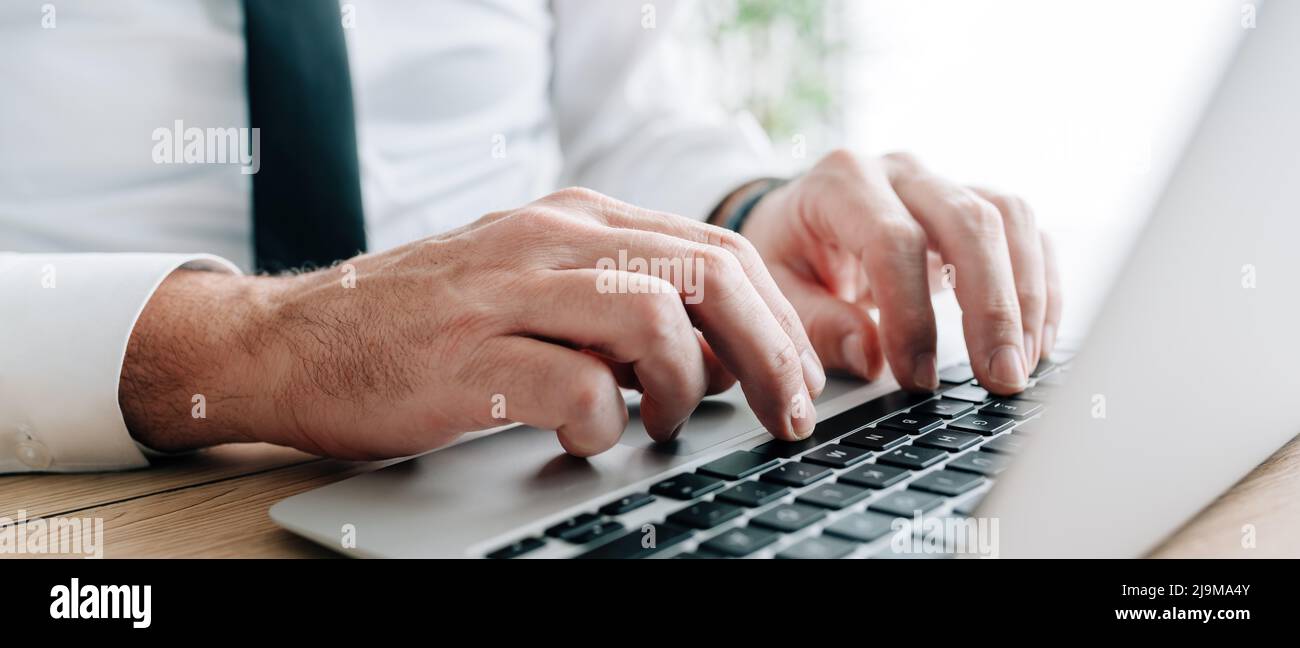 Data entry hands typing hi-res stock photography and images - Alamy