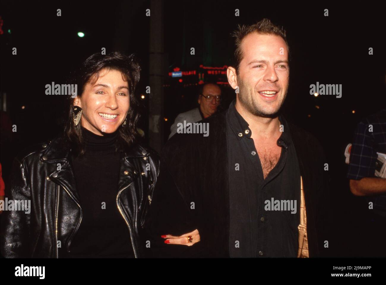 Bruce Willis and Sherryl Rivera at the premiere of Nobody's Fool at ...