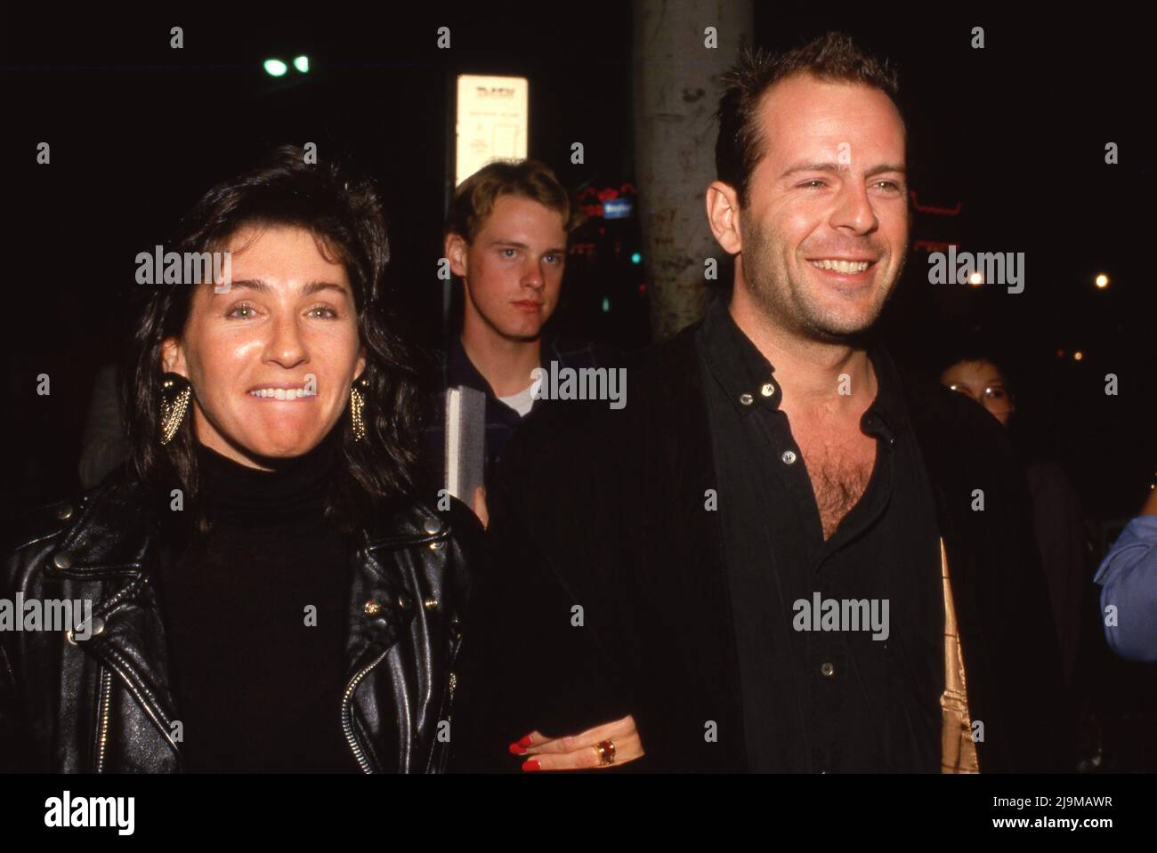 Bruce Willis and Sherryl Rivera at the premiere of Nobody's Fool at ...