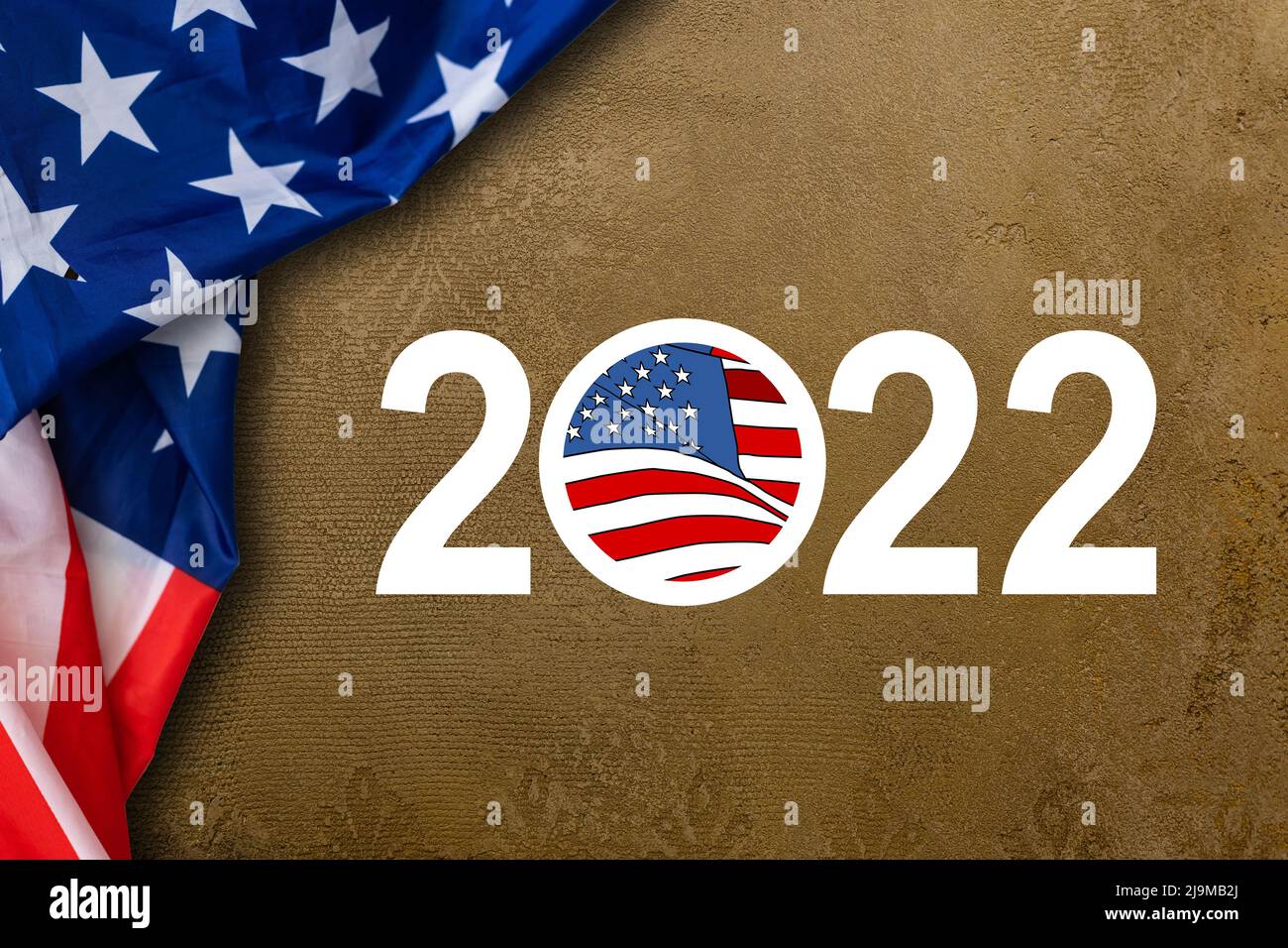 2022 Election campaign buttons with the USA flag - Illustration Stock ...