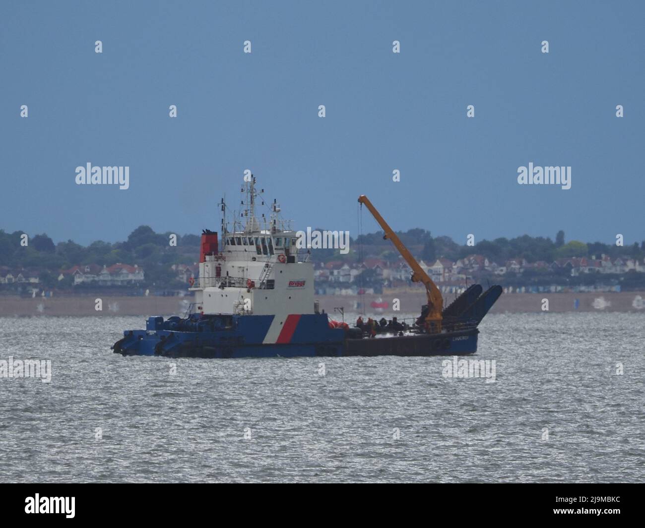 Sheerness, Kent, UK. 24th May, 2021. Briggs Marine vessel 'Cameron' is ...