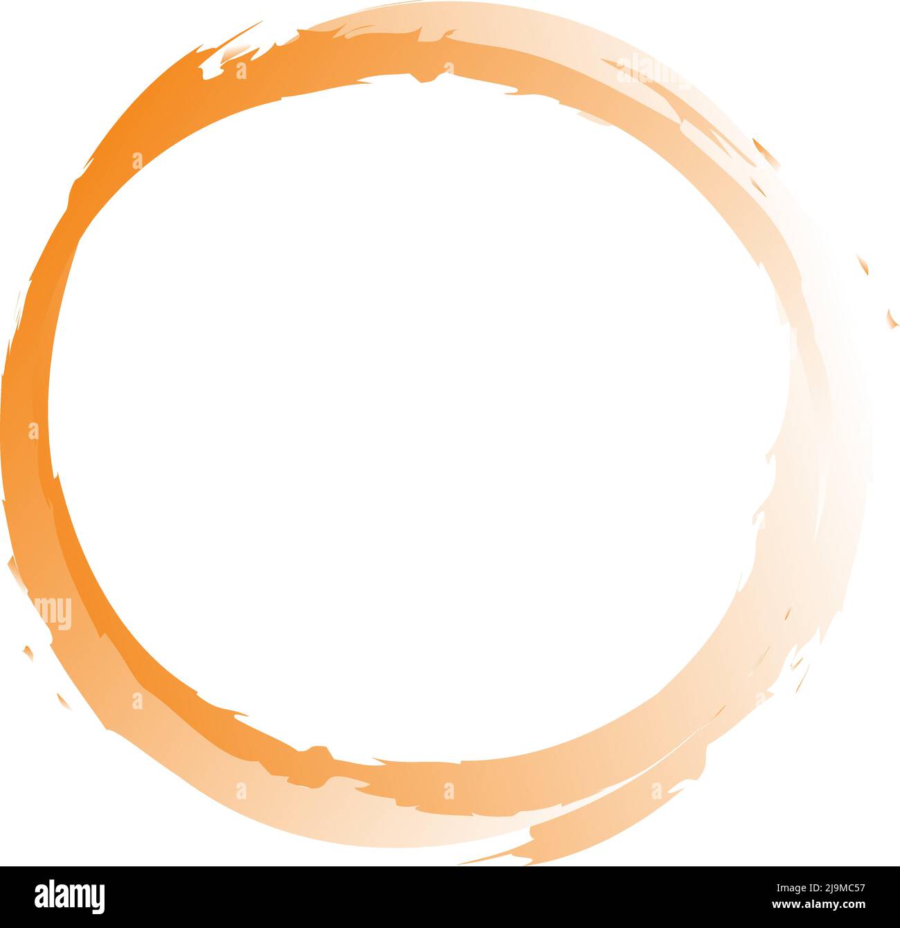 Grungy, textured circle element. Circular splatter shape. Stock vector ...