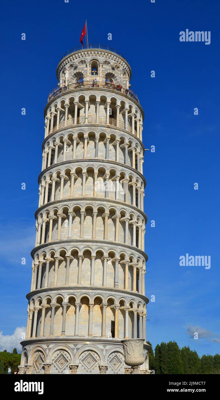 Seven wonders of the world. World famous Piazza dei Miracoli in Pisa ...