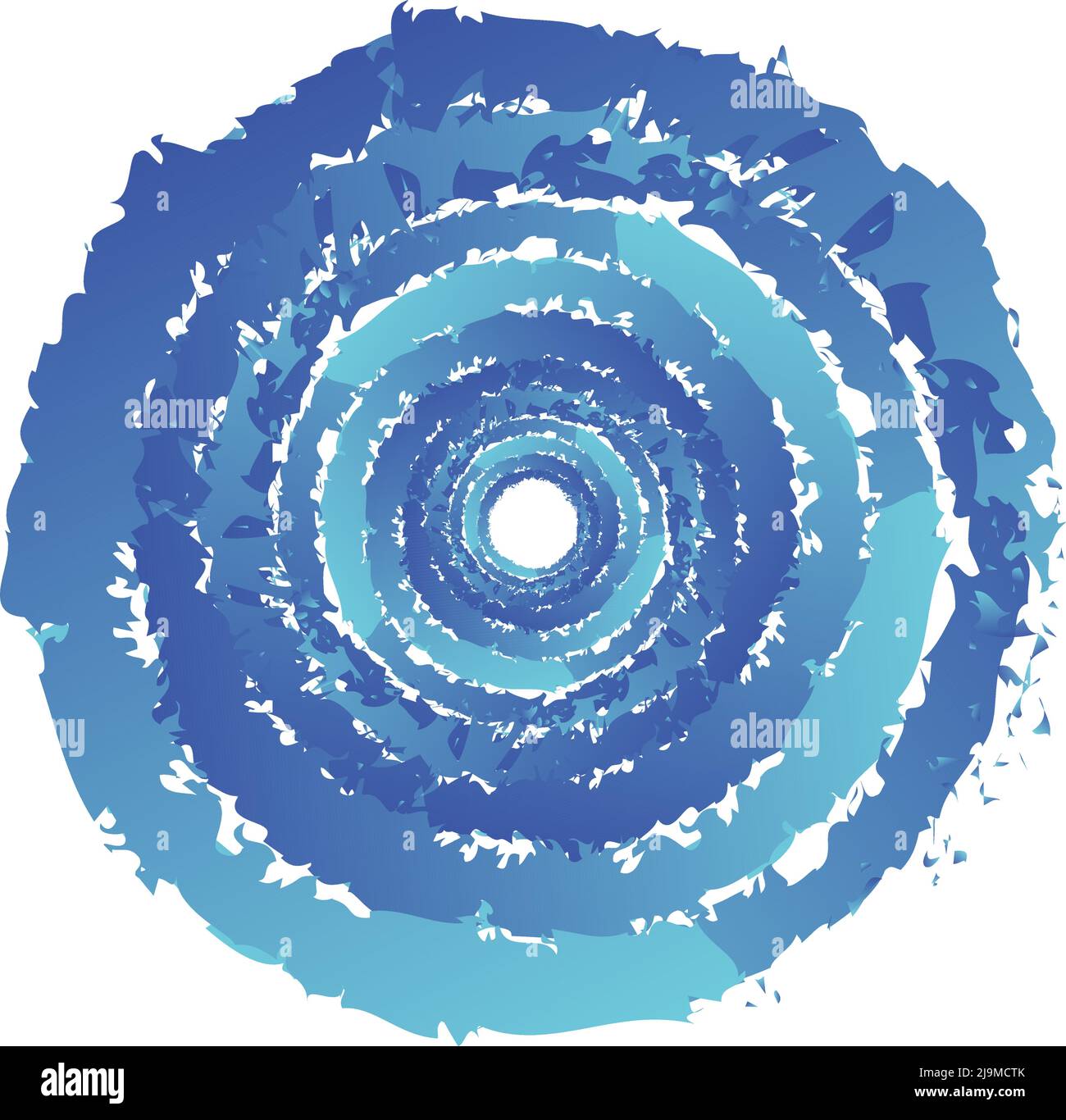 Grungy, textured circle element. Circular splatter shape. Stock vector ...