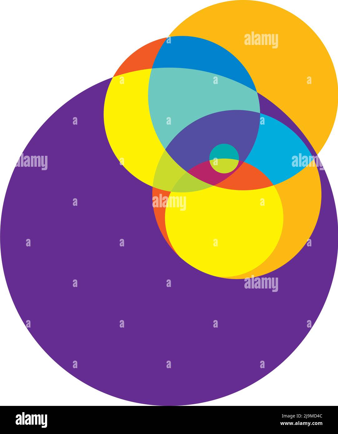 Random circles, circular rings geometric design element. Stock vector ...