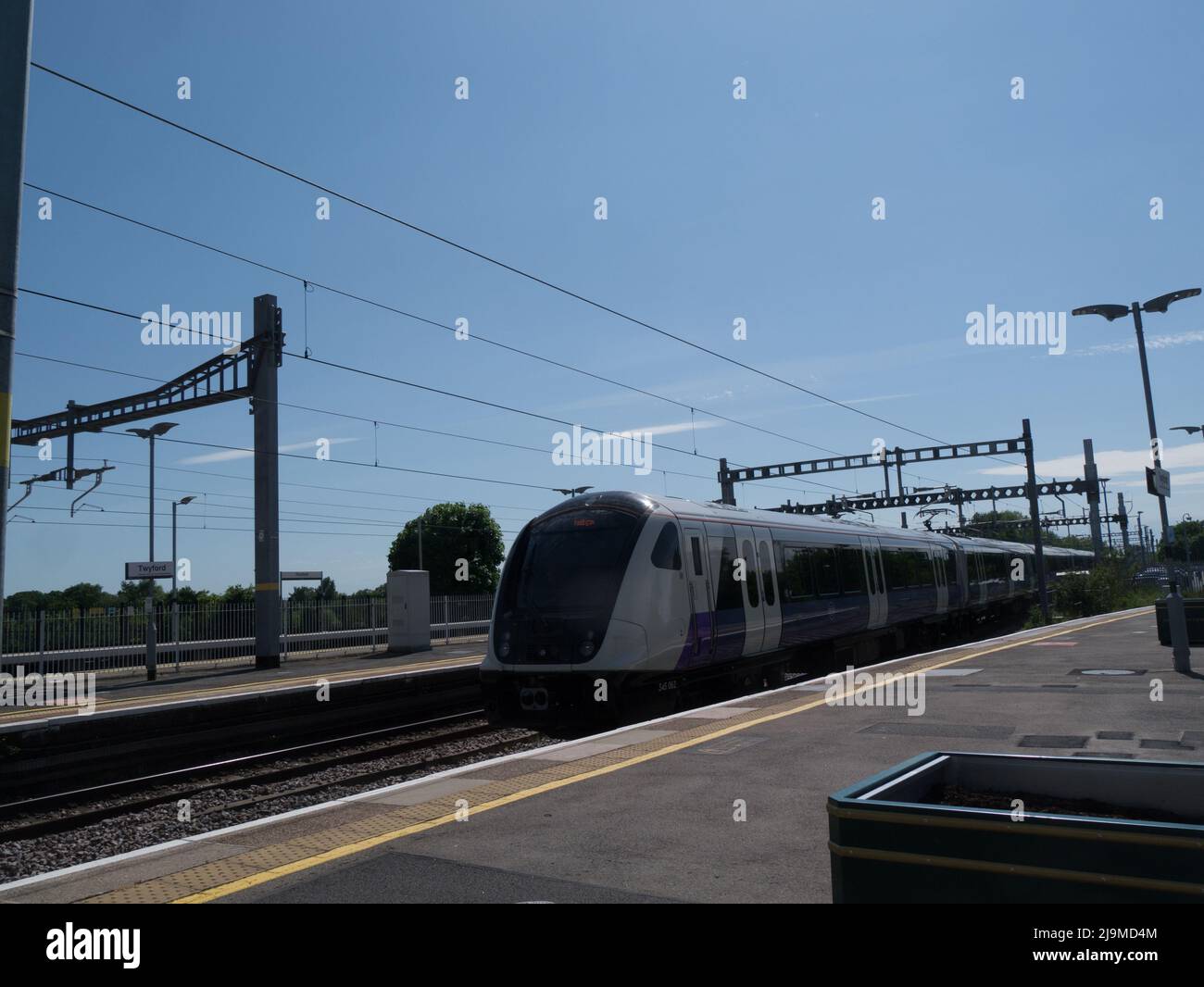 New elizabeth line passenger train hi-res stock photography and images ...