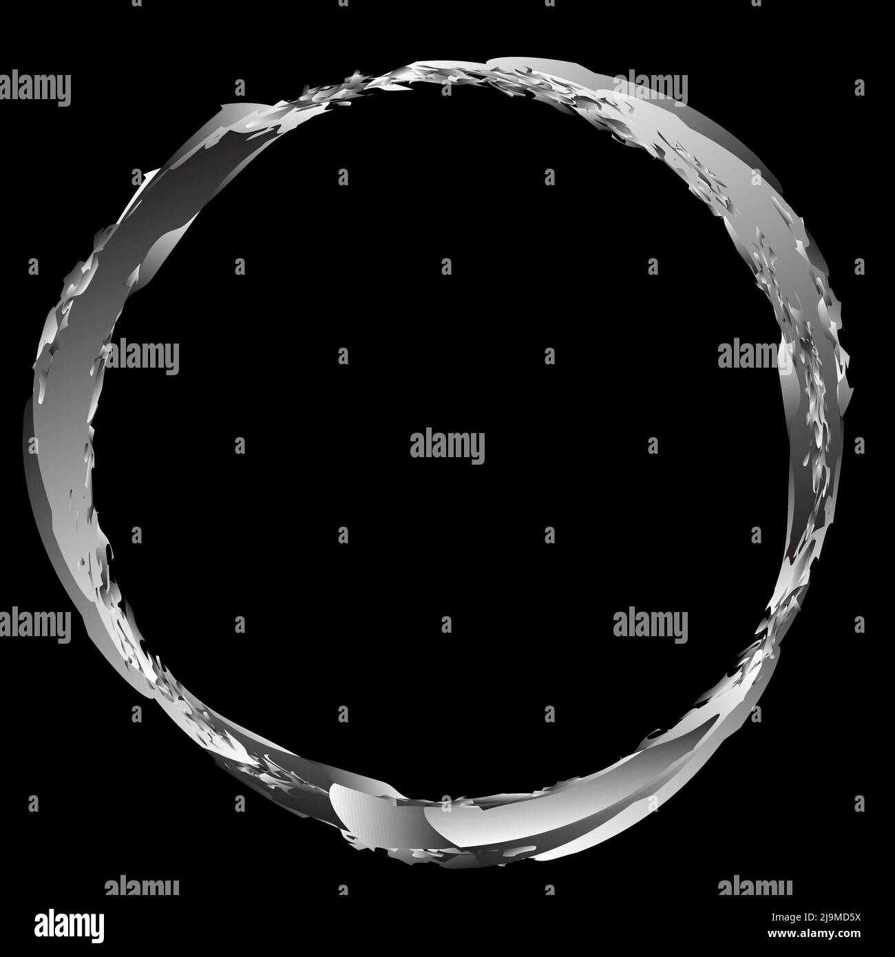 Grungy, textured circle element. Circular splatter shape. Stock vector ...