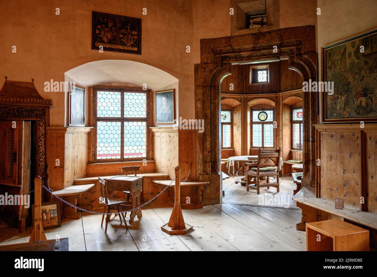 interior of Tratzberg castle in Tyrol Stock Photo - Alamy