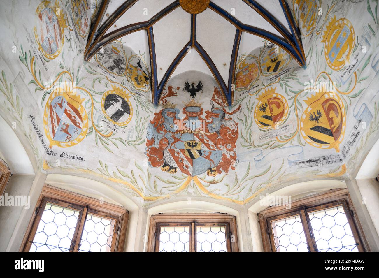 interior of Tratzberg castle in Tyrol Stock Photo - Alamy