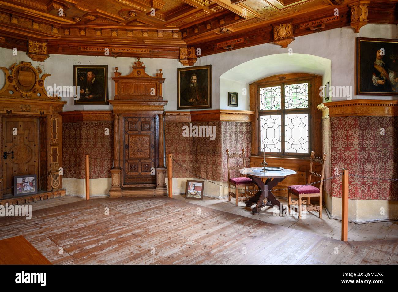 interior of Tratzberg castle in Tyrol Stock Photo - Alamy