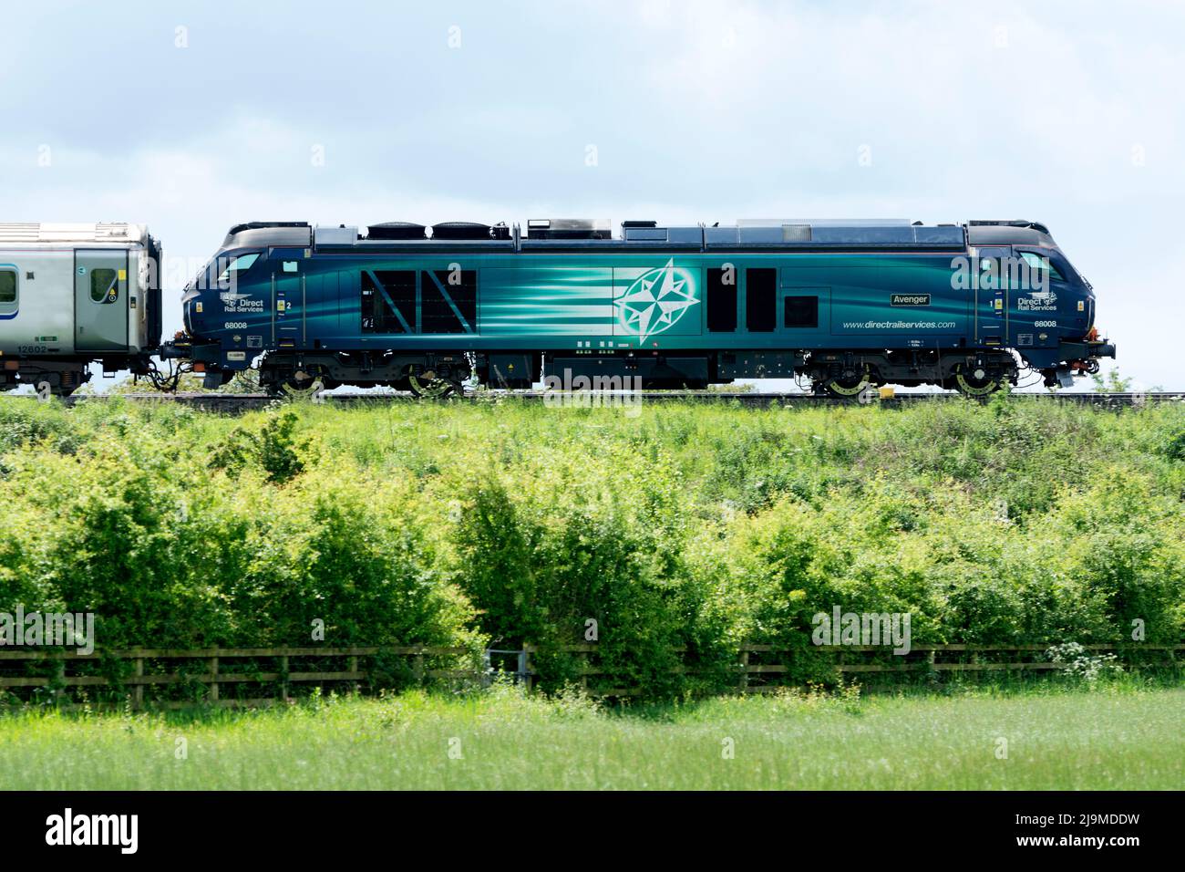 Direct Rail Services class 68 diesel locomotive No. 68008 "Avenger ...