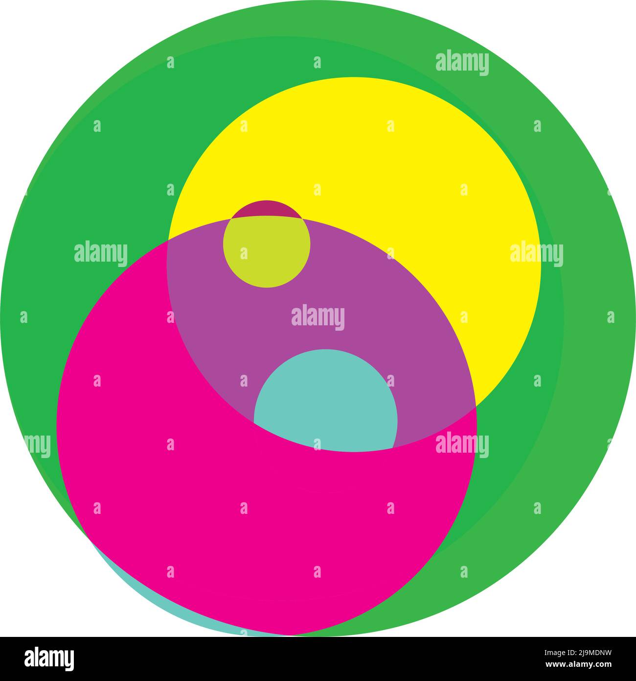 Random circles, circular rings geometric design element. Stock vector ...