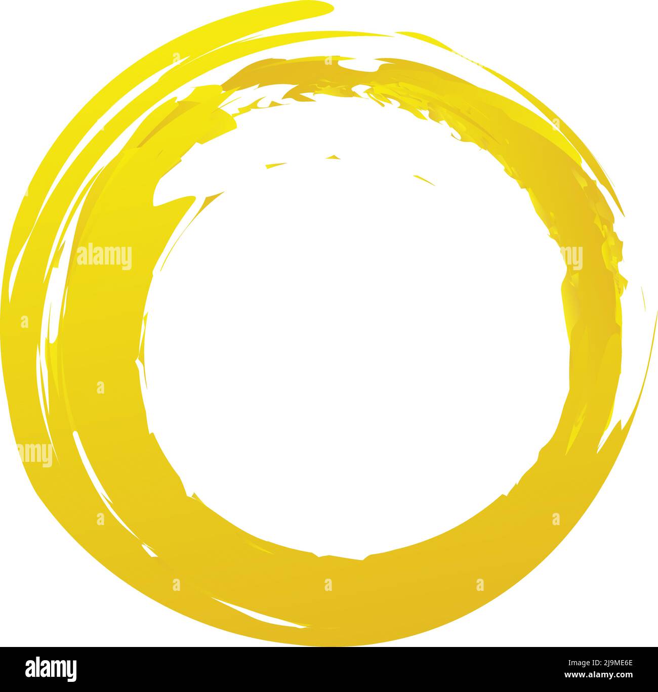 Grungy, textured circle element. Circular splatter shape. Stock vector ...