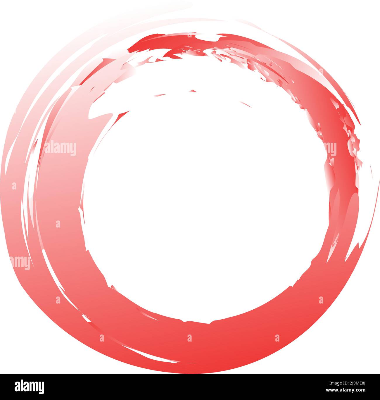 Grungy, textured circle element. Circular splatter shape. Stock vector ...